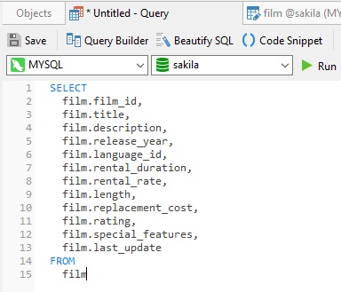 Selecting All But One Column In MySQL